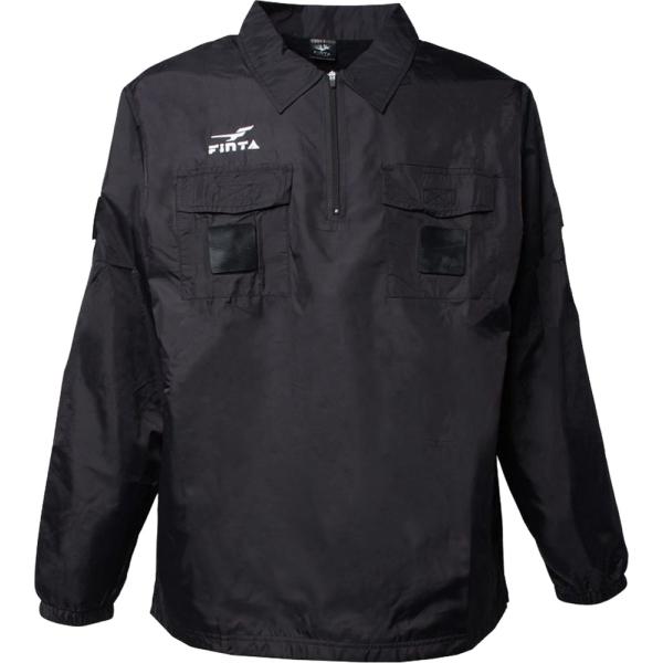 フィンタ FINTA レフェリーピステジャケット 撥水加工 トリコット起毛 保温 防寒 審判 ポケット付き 長袖ウェア 大人用 メンズ レディース 試合 練習 部活動 クラブ活動  FT5980 0500　サッカー 爆買