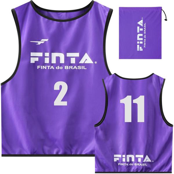 フィンタ FINTA サッカー ジュニアビブス10枚セット 2〜11の番号付き チーム分け 試合 ゲーム 練習 子ども キッズ ジュニア 男の子 女の子 部活動 クラブ活動 サークル 学校  FT6555 0500 FINTA（フィンタ） ジュニアビブス10枚セット 2〜11の番号付き チーム