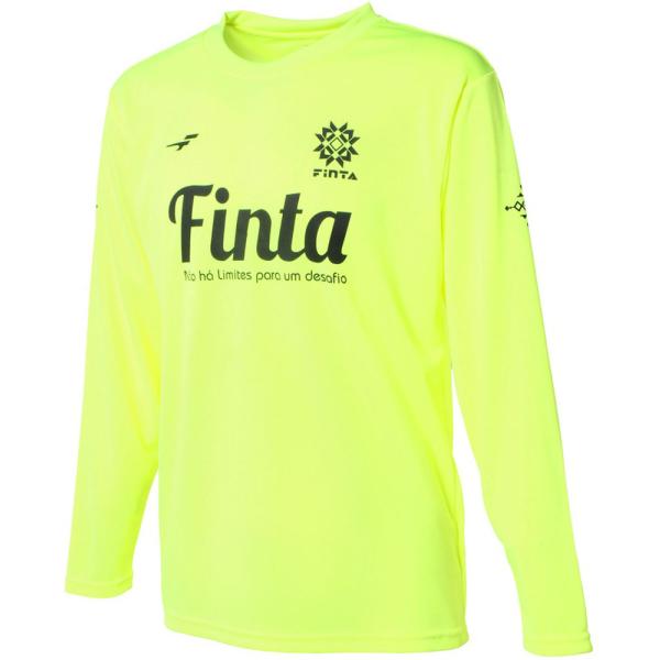 フィンタ FINTA L/SプラクティスTシャツ  FT8818 4200　サッカー　FINTAロゴを前面に配したシンプルで汎用性の高いプラクティスTシャツ。  爆買
