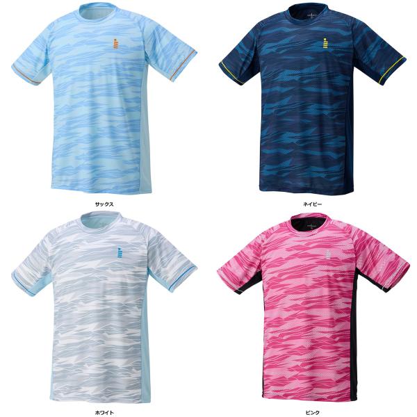 ゴーセン GOSEN ゲームシャツ メンズ レディース 半袖ゲームシャツ 半袖Tシャツ 部活 チーム クラブ サークル 吸汗速乾 練習 トレーニング  T2452　テニス　日本ソフトテニス連盟審査、日本バドミントン協会審査合格品。ポリエステ...