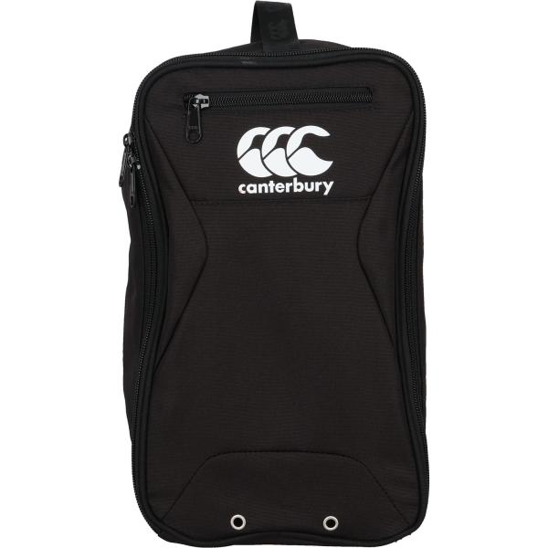 カンタベリー canterbury ラグビー・アメフト SHOES BAG ユニセックス シューズバッグ ケース 靴入れ 部活動 クラブ 練習 トレーニング フロントポケット付き  AB025059　大きくコの字に開くスクエア型のシューズバ...