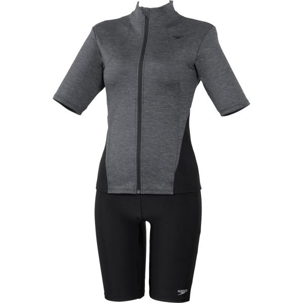スピード Speedo プール・アスレティクス ショートスリーブウェイビーセパ Short Sleeve Wavy Sepa レディース セパレート水着 水泳 スイム プール フィットネス  SFW32565　スイミング　フィットネススイム...