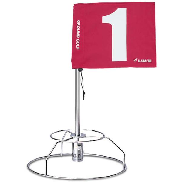 ハタチ HATACHI 練習用ワンタッチホールポストセット   旗付き   BH5202S　世界一簡単なコース用品シリーズ。  爆買