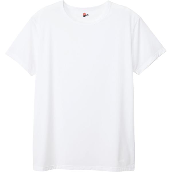 ヘインズ Hanes ヘインズムーブス 1P ナイロンメッシュクルー T シャツ  HM1HD101　HANES MOVES( ヘインズ ムーヴス ) は日常からアクティビティまでシームレスに活躍する高機能素材シリーズ。ソフトで接触冷感機能...
