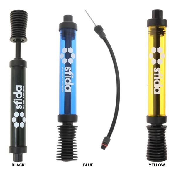 スフィーダ sfida クリアポンプ フットサル 空気入れ ダブルアクション 交換用針付属 学校体育用品 ボール グラウンド 体育館 デュアルアクション 運動会 部活 球技 エアポンプ  SH22O02　フットサル　押しても引いても空気の入...