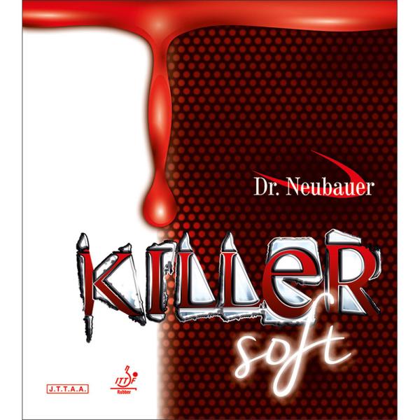 ジュウイック JUIC 表ラバー Dr.Neubauer キラーソフト KILLER SOFT  1193 RD　卓球　ブロックがしやすく変化もつく攻撃ではスピードも出るボールを持つ感覚があり初速は早くないので、変化も大きく、コントロール性...