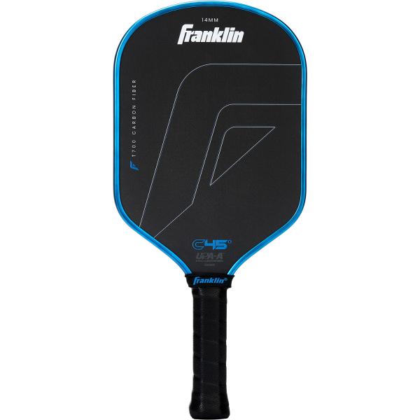 フランクリン Franklin C45 CARBON PADDLE 14MM BLUE パドル ラケット ピックルボール カーボンファイバー 軽量  59220　カーボンファイバー製で軽量なパドル。Franklin現モデル最高峰。固い表面で...