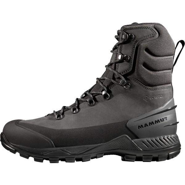 マムート MAMMUT BLACKFIN LEATHER HIGH GTX MEN 303005420　アウトドア　凍った表面でもグリップ力を発揮するブーツ。 VIBRAM ICETREK アウトソールがトラクションを向上させ、 PFC フ...