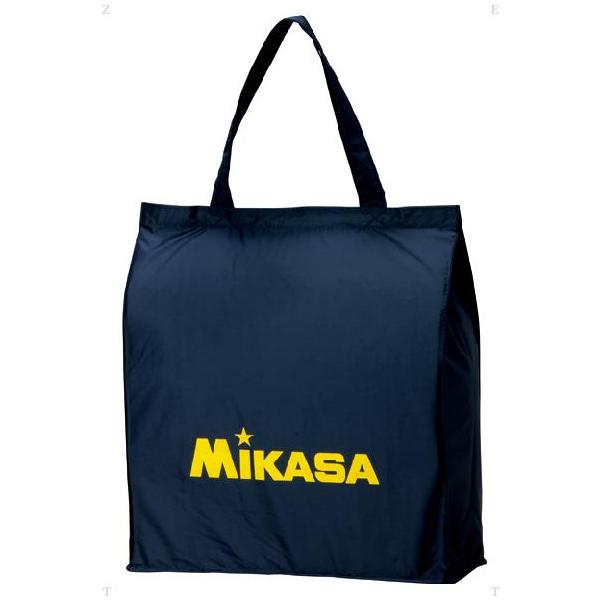 ミカサ MIKASA レジャーバックラメ入り 学校 体育 授業 クラブ 部活 エコバッグ サブバッグ 通学  BA22 NB　折りたたんだらコンパクトになるレジャーバッグです。エコバッグや通学用のサブバッグとして便利です。  爆買