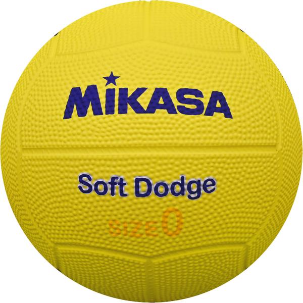 ミカサ MIKASA ソフトドッジボール0号 イエロー ジュニア 子ども 小学低学年用 ドッチボール レクリエーション 学校 体育 発泡ゴム 休み時間 レジャー 公園 ピクニック  DB0DSRY　ソフト性を向上したドッジボール0号球。小学...