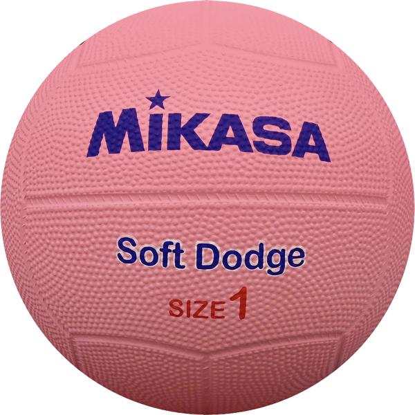 ミカサ MIKASA ソフトドッジボール1号 ピンク ジュニア 子ども 小学低学年用 ドッチボール レクリエーション 学校 体育 発泡ゴム 休み時間 レジャー 公園 ピクニック  DB1DSRP　ソフト性を向上したドッジボール1号球。小学低...