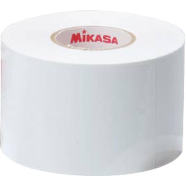 ミカサ MIKASA ラインテープ 50mm 幅 バレー・バスケット・ハンド・テニス・剣道・ドッジボール用 ホワイト 伸びるタイプ メンズ レディース 学校体育器具 部活 クラブ  LTV5025　伸びるタイプのラインテープ。5cm幅の曲線...