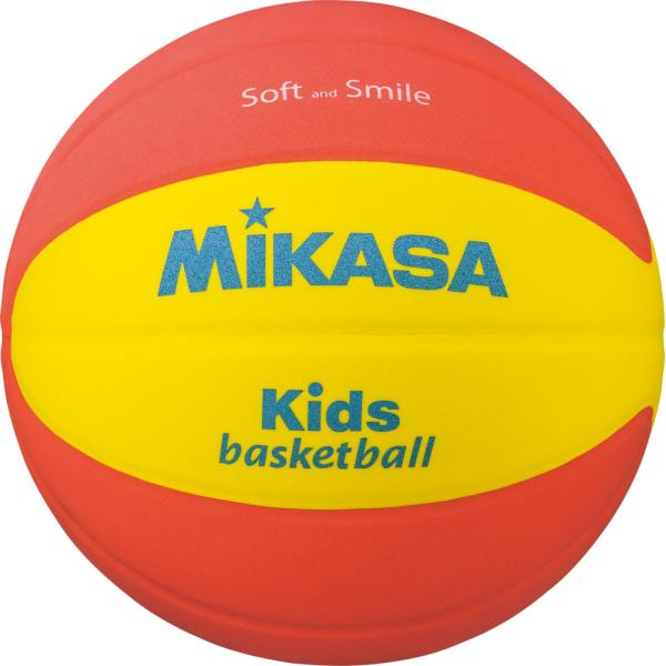 ミカサ MIKASA スマイルバスケット 5号 イエロー×オレンジ ジュニア キッズ 学校体育用品 屋内競技 体育館 授業 学校 軽量 クラブ 練習 試合 レクリエーション  SB512YO　バスケット　学校の授業用教材として、よりソフトな...