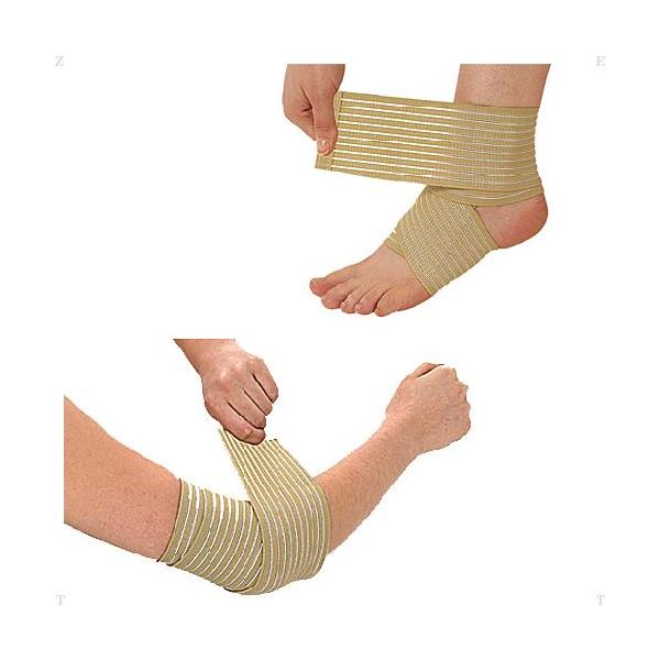 フィノア Finoa サポートラップ アンクル&amp;エルボー  323　足首、ひじ専用バンテージタイプ・サポーター。テーピング感覚で簡単に使用可能。洗濯ができてくり返し使える高耐久性。伸縮性素材なので、固定力の調整が可能。  爆買