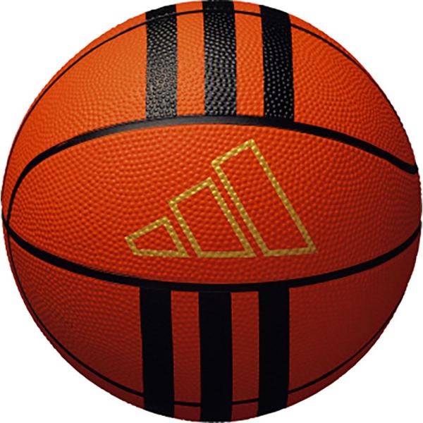 アディダス adidas アディダス バスケットボール 3号球 スリーストライプス 幼稚園 保育園 親子 公園遊び レクリエーション 屋外 ジュニア キッズ 初心者 スモールサイズ  AB3131BR　バスケット　屋外使用を推奨する、アディ...