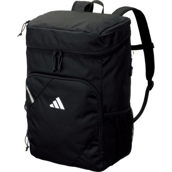 アディダス adidas ボール用デイパック 30L ブラック 黒 リュック リュックサック 通学 部活 サッカー バレーボール 中学生 高校生 大学生 通勤 体育館 フットサル  ADP44BK　サッカー　30リットル容量のボール用デイパ...