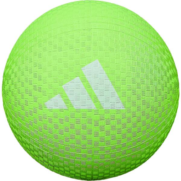 アディダス adidas マルチレジャーボールグリンスパーク ゴムボール レクリエーション Sサイズ 屋外 遊び 学校 休み時間 体力づくり 球技大会 運動会 公園 ピクニック  AM200G　マルチレジャーボールのSサイズ。膨らませるには...