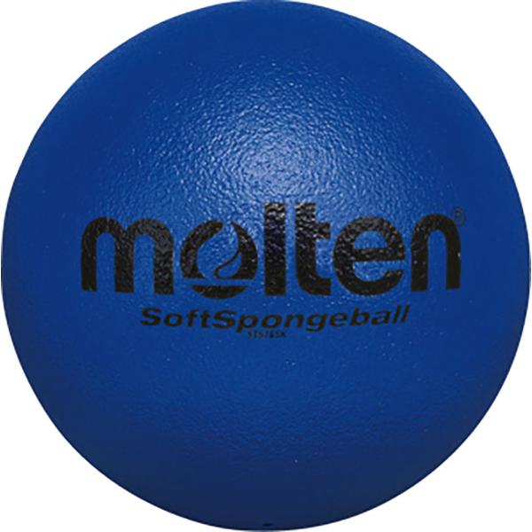 モルテン molten ソフトスポンジボール青 ボール スポンジ製 軽量 空気入れ不要 Sサイズ 屋内 室内 リクリエーション 安全 キッズ 子供 幼児 エクササイズグッズ  STS16SK　押したらつぶれ、はなすと元に戻るほどのやわらかさ...