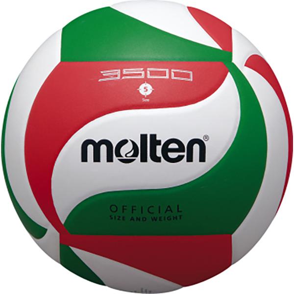 モルテン molten バレーボール3500 5号球 高校生以上 大人 一般 人工皮革 部活 クラブ活動 サークル 練習 トレーニング 自主トレ 筋トレ 学校 体育 授業  V5M3500　バレーボール 　表面摩耗に強い表皮を採用した練習球...