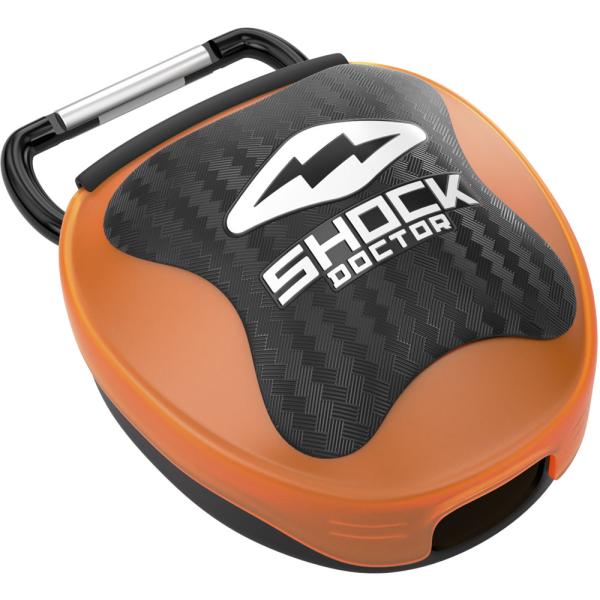 ショックドクター SHOCKDOCTOR マウスガードケース 保護アイテム オプションパーツ 耐久性 通気性 清潔 衛生 水切り カラビナ付き 部活動 クラブ サークル スクール トレーニング ジム  102C　ショックドクターのマウスガー...