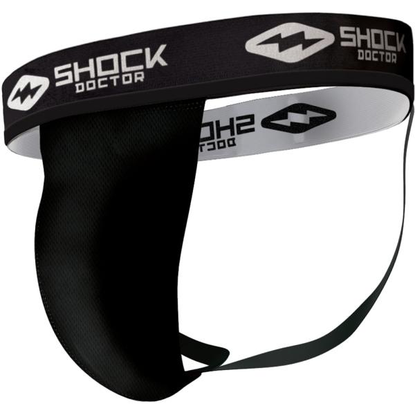 ショックドクター SHOCKDOCTOR コアサポーターCP サポート プロテクトカップ ファールカップ 伸縮性 吸汗 速乾 フィット感 ホールド 固定 キープ ズレない 快適 キャッチャー   218 BK　カップの保護性能を最大限に引き...