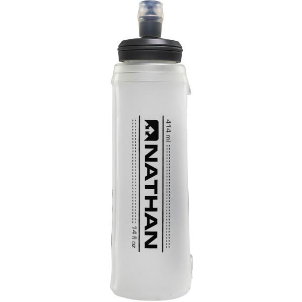 ネイサン NATHAN イグソショットソフトフラスク 2.0 ボトル 水筒 ドリンク 飲料 冷凍可 お湯 水漏れ防止 ランニング マラソン トレーニング フィットネス トレイル  NS4012 0153　内部に結合されたスパインが水分量が少...