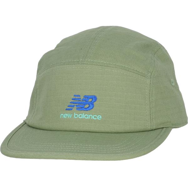 ニューバランス New Balance 5 PANEL CAMPER STACKED AC9538I　フライング NB スタックロゴ刺繍がワンポイントの 5 パネルキャンピングカーキャップ。 100% コットンリップストップを使用し、吸湿発...