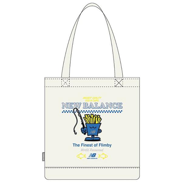 ニューバランス New Balance GRAPHIC TOTE AC9728D　ニューバランスの限定グラフィックをあしらった 8L キャンバスグラフィックトート。丈夫なキャンバス素材の定番トートを、スポーティで現代的なグラフィックでデザイ...