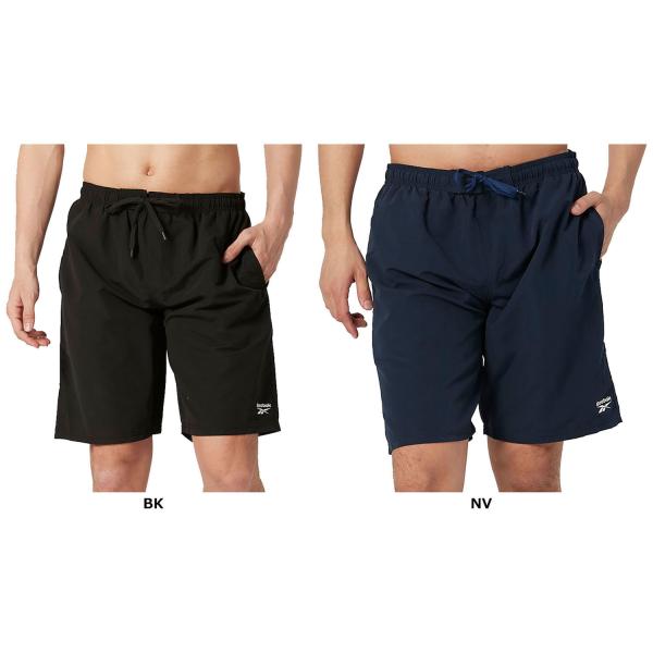 リーボック Reebok サーフトランクス  420700C　マリン　ワンポイントロゴのサーフトランクス。ウエストはシャーリングのゴム仕様なので体フィットします。インナーが付いています。対塩素対応。※こちらの商品は返品、交換はお受けしかねま...