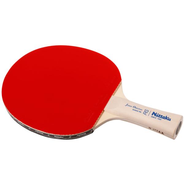 ニッタク Nittaku ジャパンオリジナルシェーク RS ラケット 貼り上がり 裏ソフトラバー 硬式40ミリ用 レジャー 初心者 入門 新入部員 試合 日本卓球協会公認  NH5159　卓球　すぐに始められる!硬式用レジャーラケット。