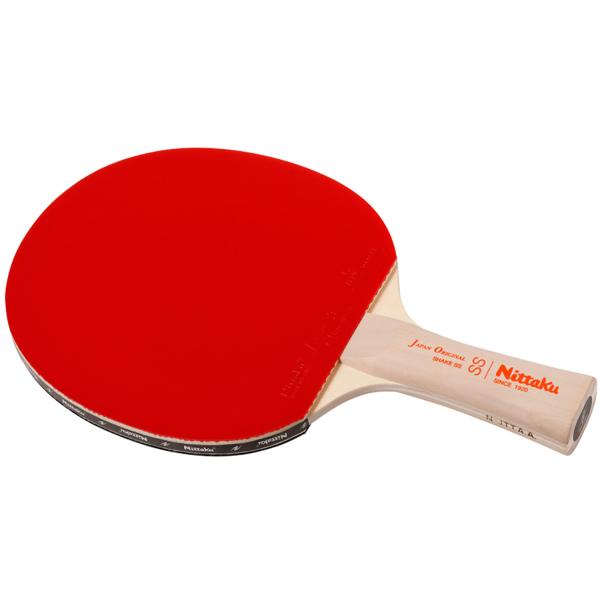 ニッタク Nittaku ジャパンオリジナルシェーク SS ラケット 貼り上がり 裏ソフトラバー 硬式40ミリ用 レジャー 初心者 入門 新入部員 試合 日本卓球協会公認  NH5160　卓球　すぐに始められる!硬式用レジャーラケット。