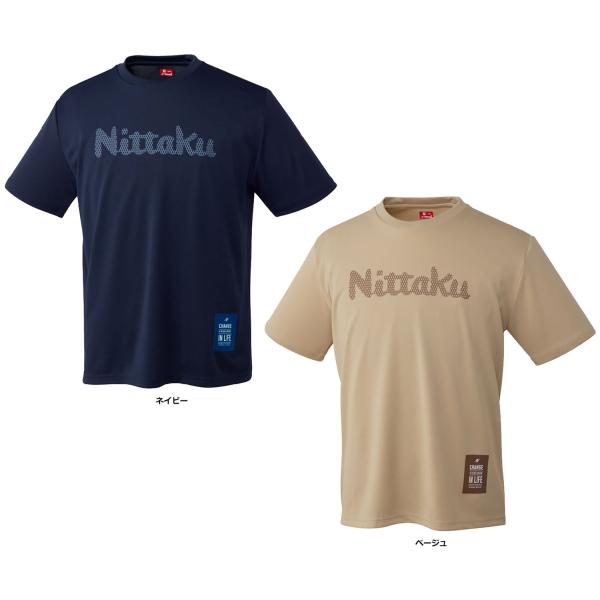 ニッタク Nittaku NITTAKU ドット T シャツ  NX2015　卓球　変化を重ねてステップアップしよう!サラッと生地のTシャツ。柔らかい生地で練習着として着やすくなっています。  爆買