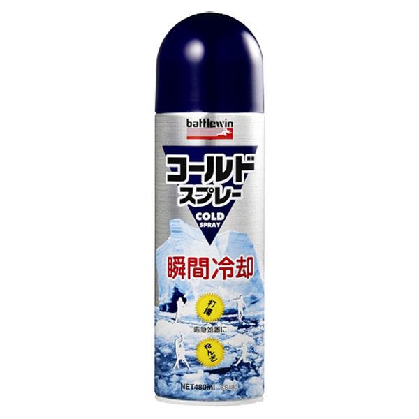 ニチバン NICHIBAN バトルウィン コールドスプレー 480ml 6本 瞬間冷却 打撲 捻挫 ねんざ スポーツ 応急手当 学校 部活 体育 保健室 救急 怪我 けが 防災 登山  CS480　打撲・捻挫などの突然のアクシデント時に患部...