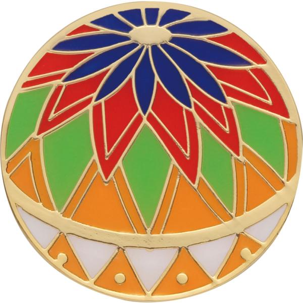 ニチヨー NICHIYO てまりマーカー グラウンドゴルフ グランドゴルフ ラメ 練習 試合 トレーニング レクレーション レクリエーション 目印 ポイント 用品 手毬柄 グリーン  GMT B　色鮮やかでよく目立つ!  爆買