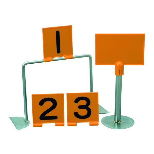 ニチヨー NICHIYO ニュープレイトップ ゲート・コート表示板 ゲートボール 高齢者 練習 試合 自主練 無地 用品 公園 広場 レクリエーション レクレーション 目印 道具  NPT　ゲートやポールにはめ込むだけとなります。