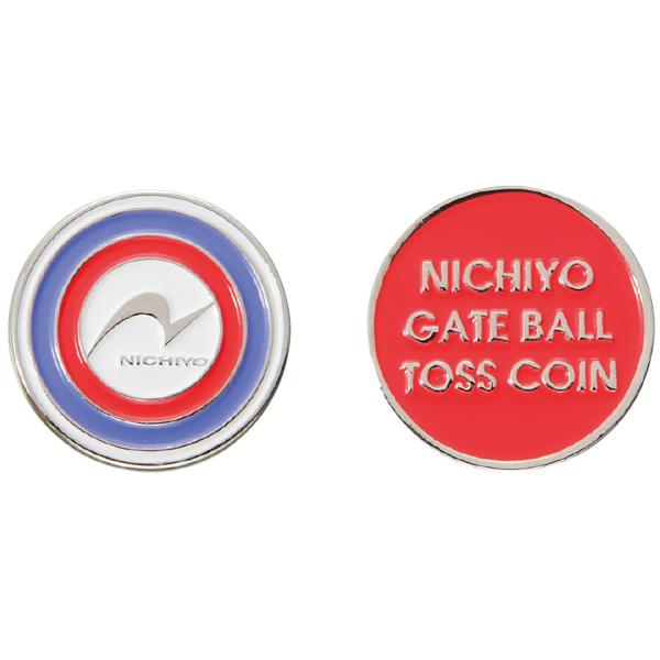 ニチヨー NICHIYO トスコイン ゲートボール グラウンドゴルフ グランドゴルフ ボールマーカー スチール 磁石 練習 試合 大会 トレーニング レクレーション 目印 ポイント  TC　トスコイン兼用マーカー。  爆買