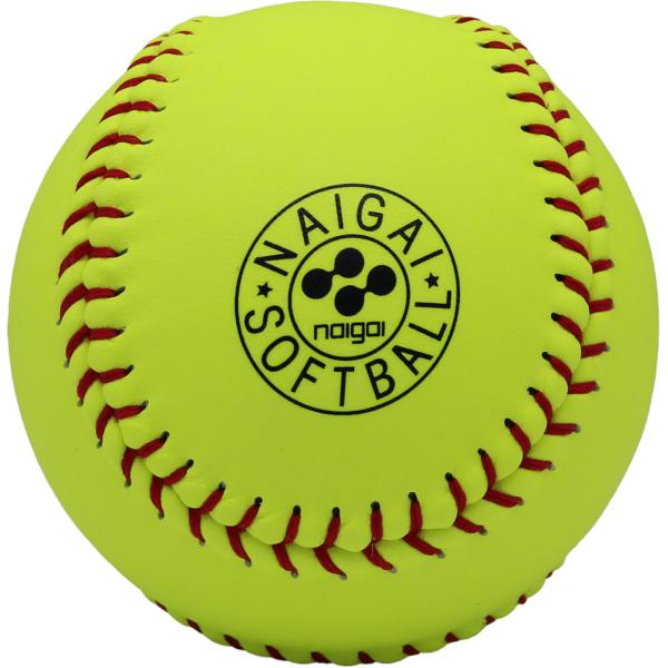 ナイガイ NAIGAI ナイガイ革製イエローソフトボール 検定 3 号  138209　( 公財 ) 日本ソフトボール協会検定球。合成皮革は水に強く湿気に対する耐性があり、汚れがつきにくい利点がございます。また動物由来の素材を使用しないため...