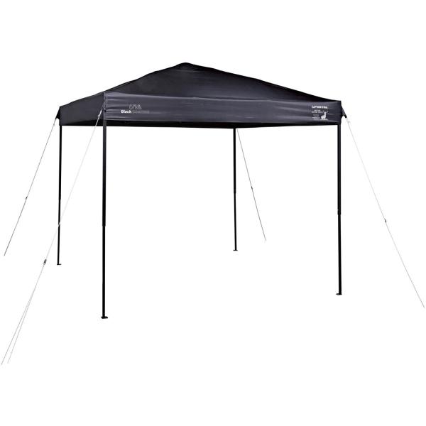 キャプテンスタッグ CAPTAIN STAG CS ブラックラベル クイックアップシェード 250UV UA1094　アウトドア　プッシュアップ構造で押し上げるだけのワンタッチロック。フレームを広げてフライをセットするだけの簡単クイック設営...