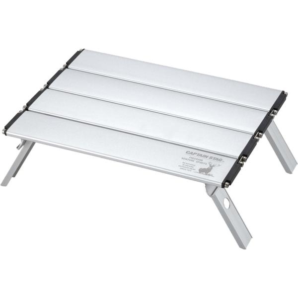 キャプテンスタッグ CAPTAIN STAG キャプテンスタッグ CAPTAIN STAG アウトドア アルミロールテーブルコンパクト <ナノ> type2 UC-570  UC0570　アウトドア　スリム収納のコンパクト設計。...