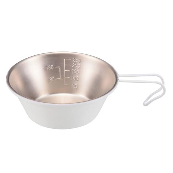 キャプテンスタッグ CAPTAIN STAG ステンレス カラーシェラカップ320ml ホワイト  UH-11  UH0011　アウトドア 爆買