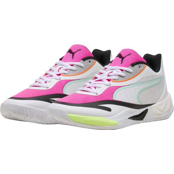 プーマ PUMA ALL-PRO NITRO SKYBREAK 31237402　バスケットボールのために設計され、俊敏性とスタイルを兼ね備えたオールプロニトロ。ジャンプやドリブルなどに必要な反応性を提供し、クイックなプレーをサポート。