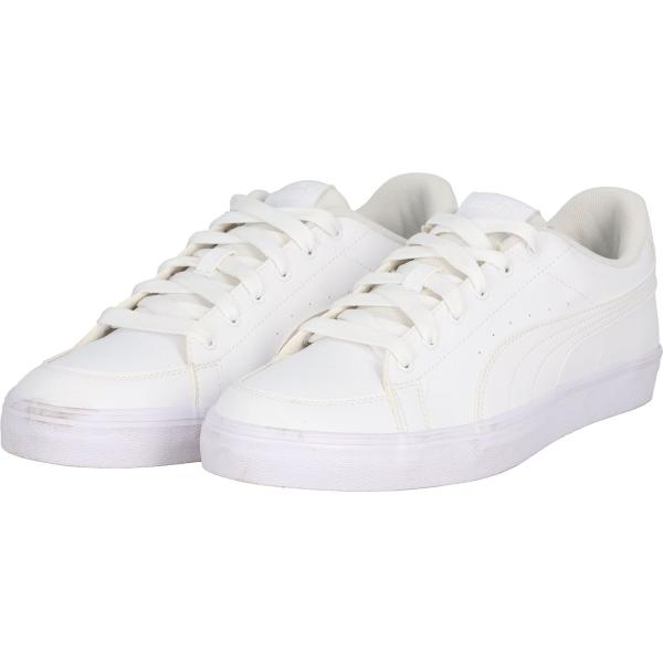 プーマ PUMA V コート バルク プーマホワイト ユニセックス 靴 シューズ スニーカー クッション グリップ力 通学 通勤 お出かけ 学校 ローカット  38990701　ブランドを象徴するディテールをアクセントに効かせたスポーティか...