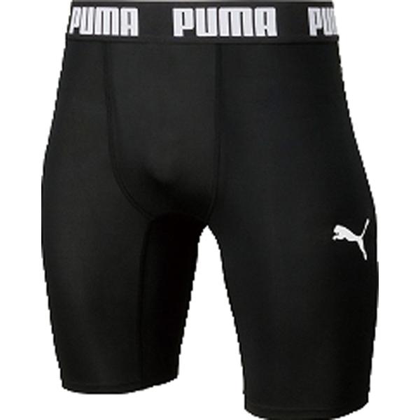 プーマ PUMA コンプレッション ショートタイツ メンズ 男性 フットサル スパッツ インナーパンツ ボトムス 吸水速乾 ハーフ ショーツ 部活 クラブ活動 サークル  656333 03　サッカー　運動機能をサポートするコンプレッション...