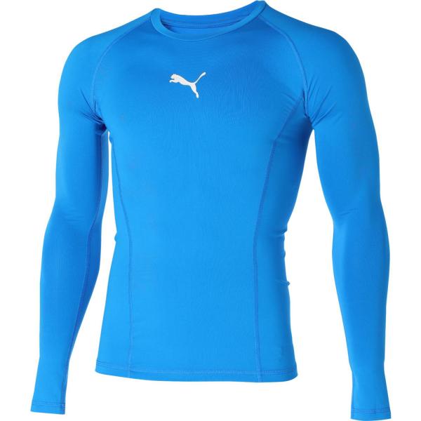 プーマ PUMA リーガベースレイヤー LIGA BASELAYER クルーネック LS シャツ メンズ 男性 大人 学生 長袖 ロングスリーブ トップス 長袖 インナー ロゴ  658223 02　サッカー　スパンデックスの強力ストレッチ...