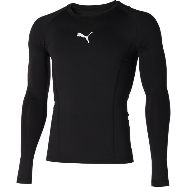 プーマ PUMA リーガベースレイヤー LIGA BASELAYER クルーネック LS シャツ メンズ 男性 大人 学生 長袖 ロングスリーブ トップス 長袖 インナー ロゴ  658223 03　サッカー　スパンデックスの強力ストレッチ...