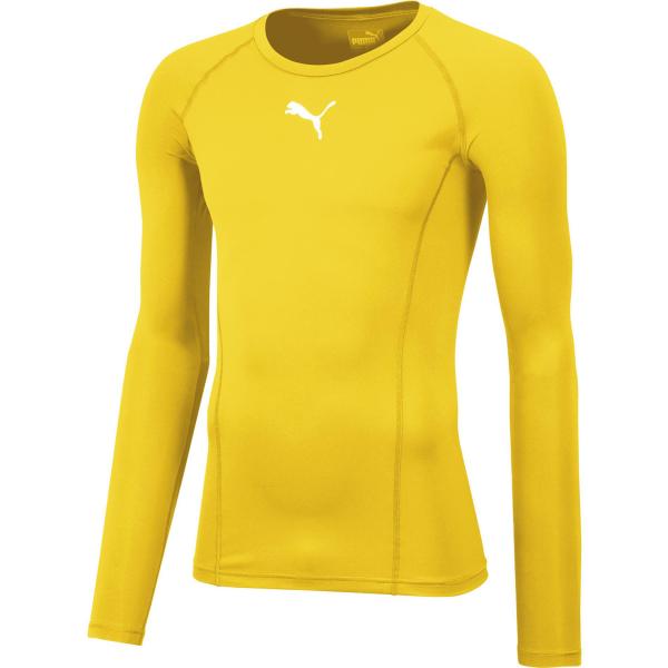 プーマ PUMA リーガベースレイヤー LIGA BASELAYER クルーネック LS シャツ メンズ 男性 大人 学生 長袖 ロングスリーブ トップス 長袖 インナー ロゴ  658223 06　サッカー　スパンデックスの強力ストレッチ...