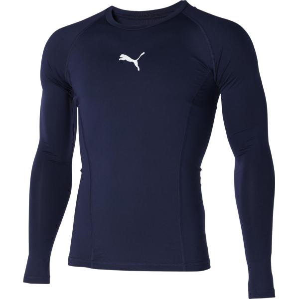 プーマ PUMA リーガベースレイヤー LIGA BASELAYER クルーネック LS シャツ メンズ 男性 大人 学生 長袖 ロングスリーブ トップス 長袖 インナー ロゴ  658223 20　サッカー　スパンデックスの強力ストレッチ...
