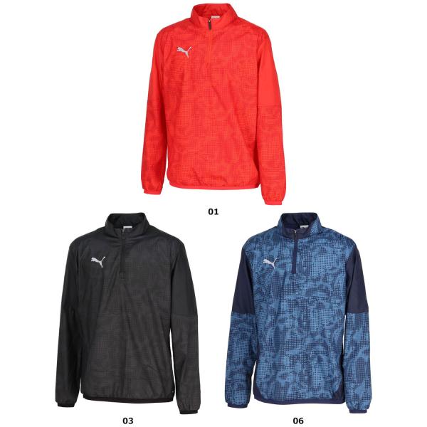 プーマ PUMA チームカップ ピステ TEAMCUP PISTE トップ メンズ 男性 大人 トップス ハーフジップ 長袖 上着 部活動 クラブ スクール トレーニング 練習  660103　サッカー　WARM CELLテクノロジー搭載。...