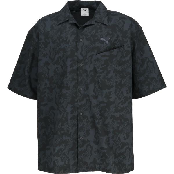 プーマ PUMA ESS ELEVATED ウーブン AOP SS シャツ メンズ 男性 トップス 半袖 お出かけ 通勤 通学 トレーニング ジム 筋トレ ランニング  693752