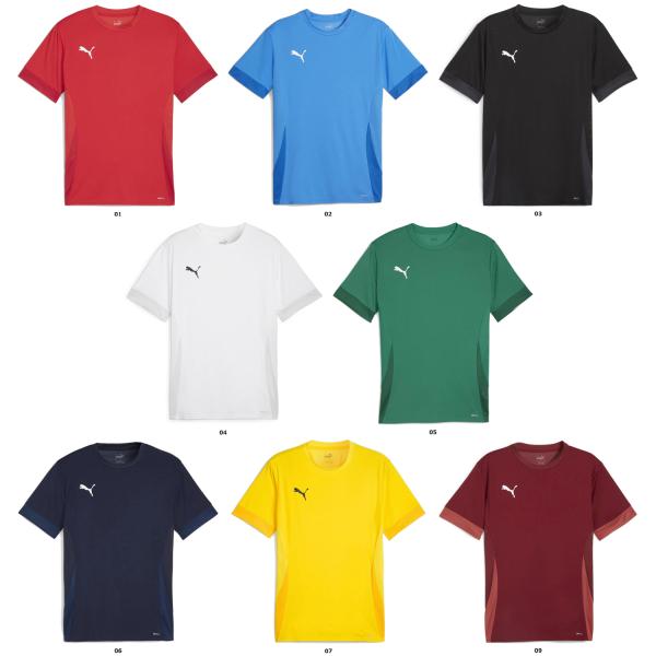 プーマ PUMA TEAMGOAL ゲームシャツ メンズ 男性 フットサル Tシャツ シャツ トップス 半袖 吸水速乾 試合 トレーニング 練習 クラブ 部活 ロゴ 着替え  706362　サッカー　吸水速乾に優れた高機能素材とモダンなデザ...